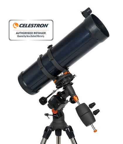 Celestron AstroMaster 130 EQ-MD (Motor Drive) Telescope – Telescopesnz